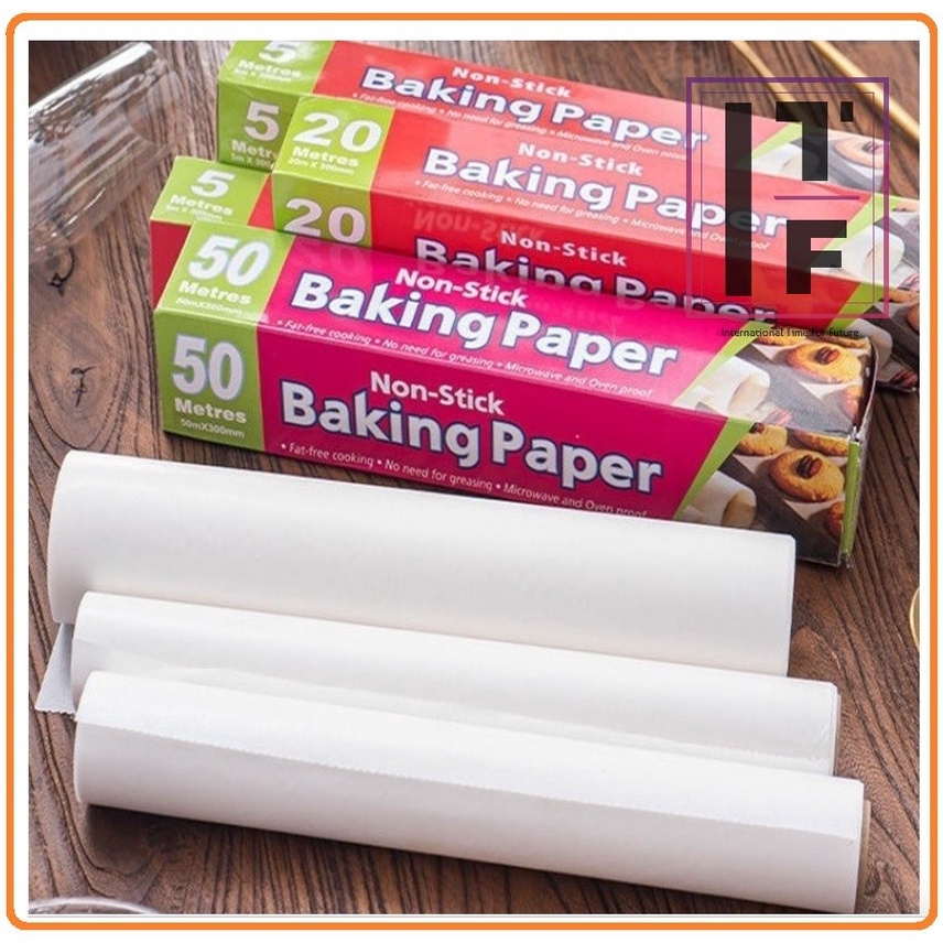 (SG READY STOCK) Baking Paper Non Stick Parchment Paper Oil-absorbing ...