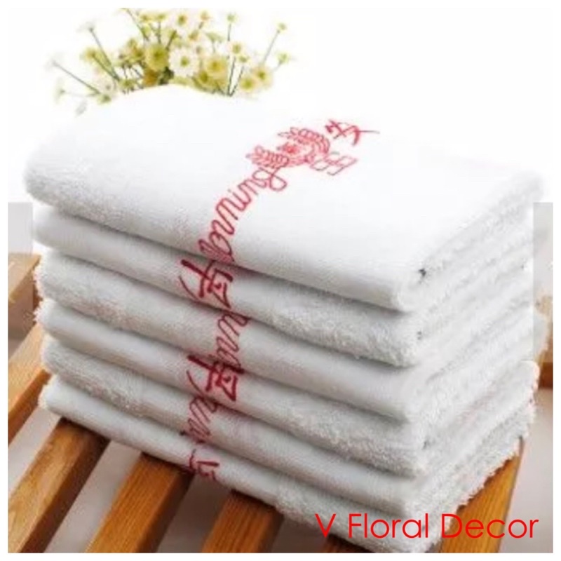 Good Morning Towel 96/ Grade A Tuala Selamat Pagi / white washcloth ...