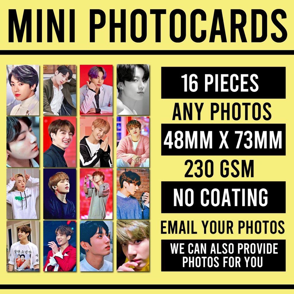 Mini Photocard Set (16 pcs) | Shopee Singapore