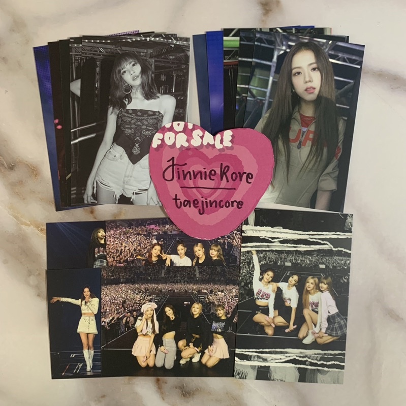 YG Blackpink PRIVATE STAGE OFFICIAL MERCH MINI ALBUM PHOTOCARD SET LISA JISOO GROUP OT4 JENNIE ...