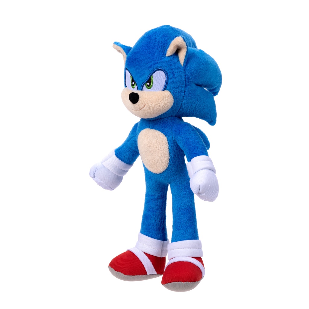 Sonic 2 the Hedgehog 9-inch Sonic Plush Soft Toy, Sonic 2 Movie ...