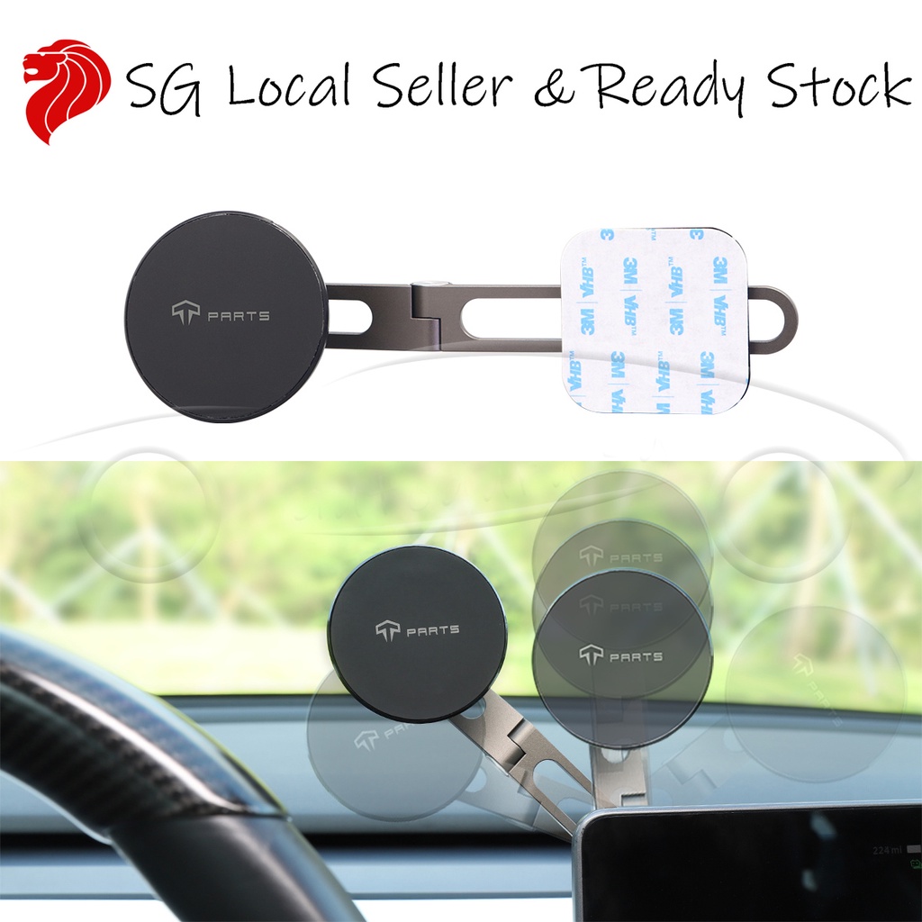 Tesla Model 3 / Y MagSafe iPhone Magnetic Handphone Mount Foldaway ...