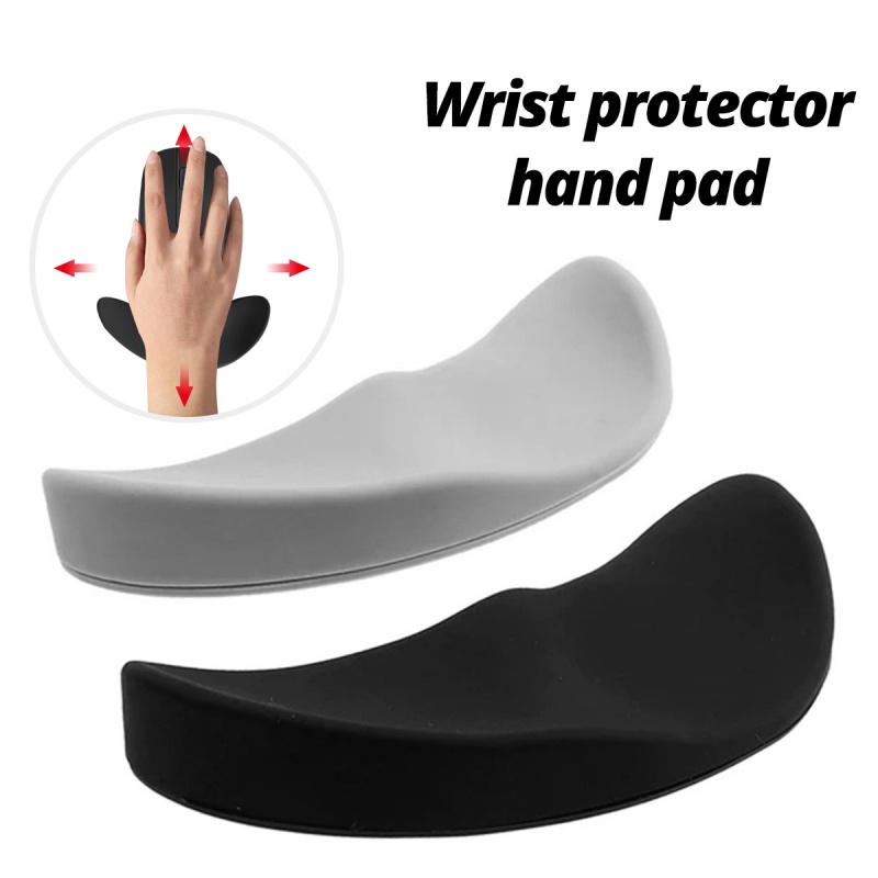 Ankndo Ergonomic Mouse Pad Silicon Gel Non-slip Streamline Wrist Rest ...