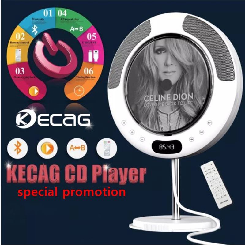 💖READY STOCK💖CD Player Bluetooth Speaker Portable Home Audio Speaker ...