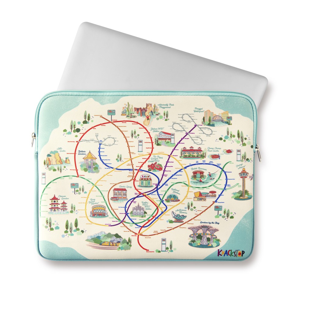 SG MRT Map Laptop Sleeve | Shopee Singapore