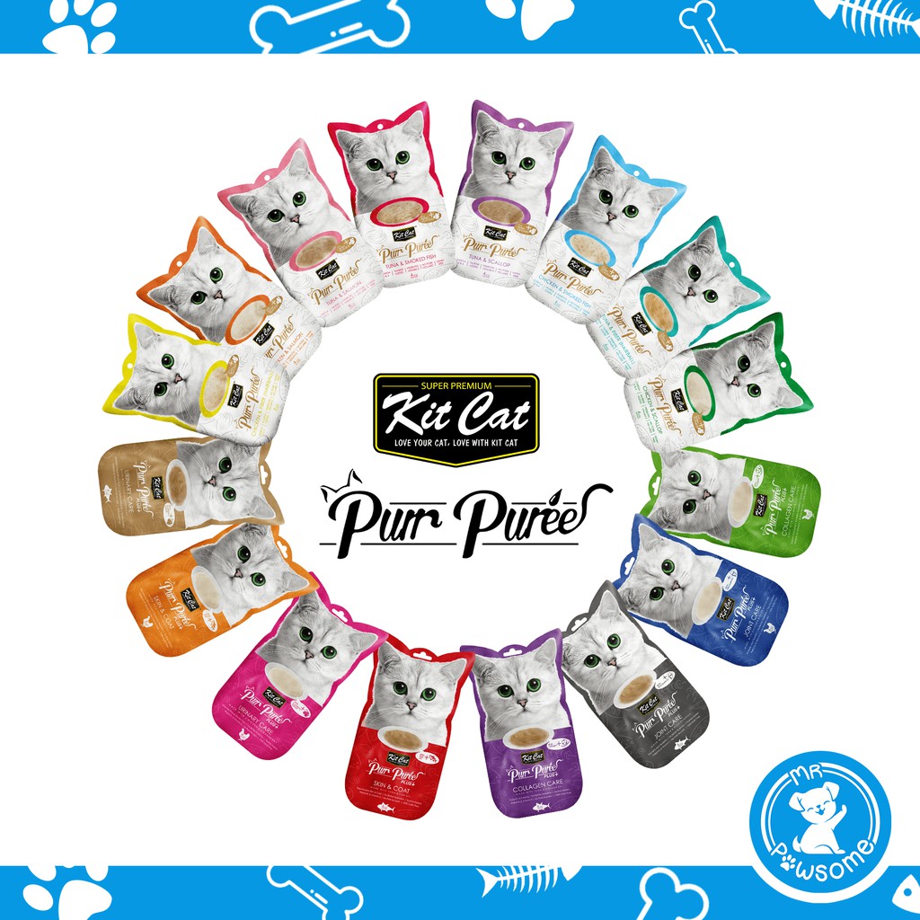 [As Low As $3.70] Kit Cat Purr Puree & Purr Puree Plus Cat Treats ...