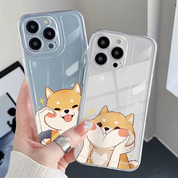 for iPhone 13 Pro Max 14 12 iPhone 11 XR 8 7 SE 2022 Shiba Inu Clear ...