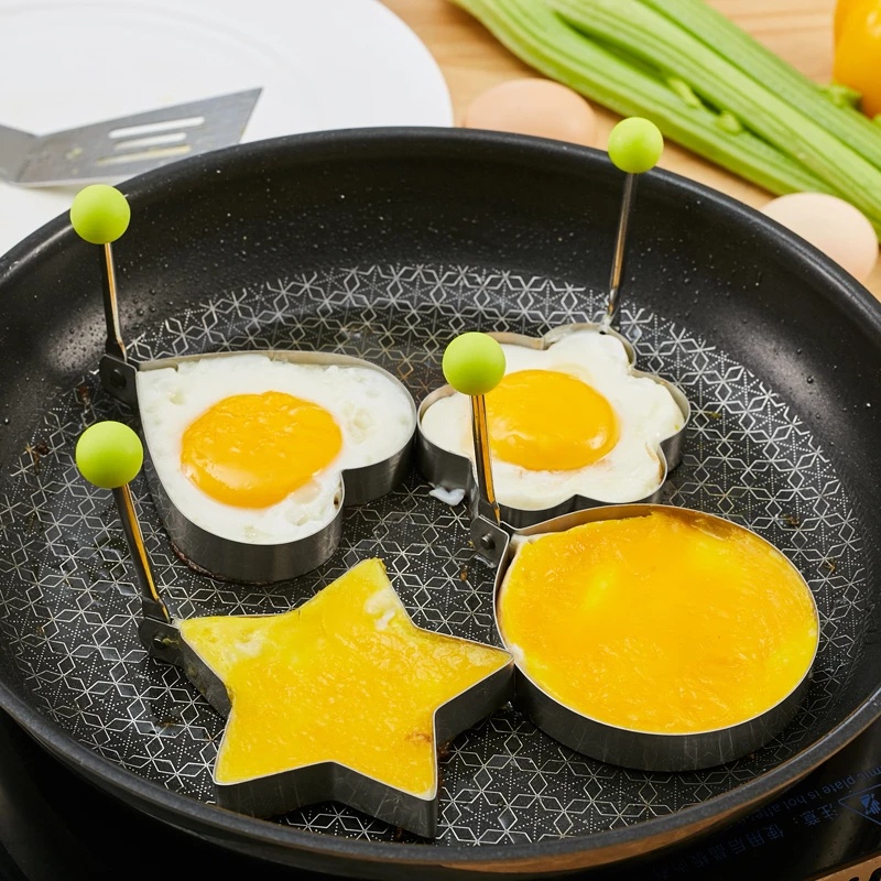 Stainless Steel Fried Egg Pancake Shaper Kitchen Tools Omelette Mold ...