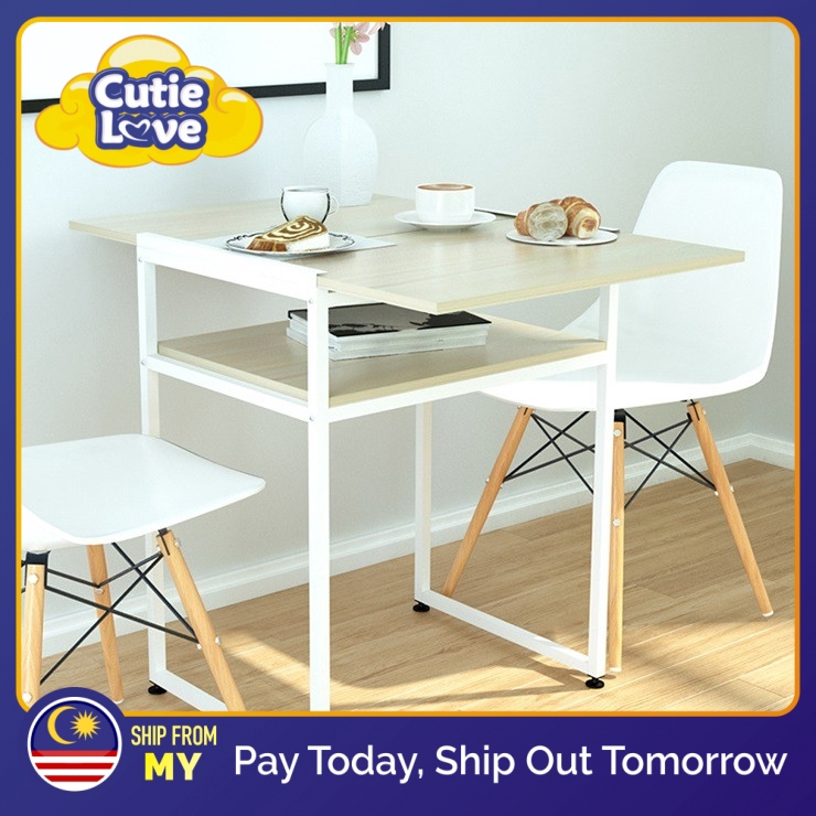 2 WAYS USE COMPUTER DESK DESKTOP AND DINING TABLE | Shopee Singapore