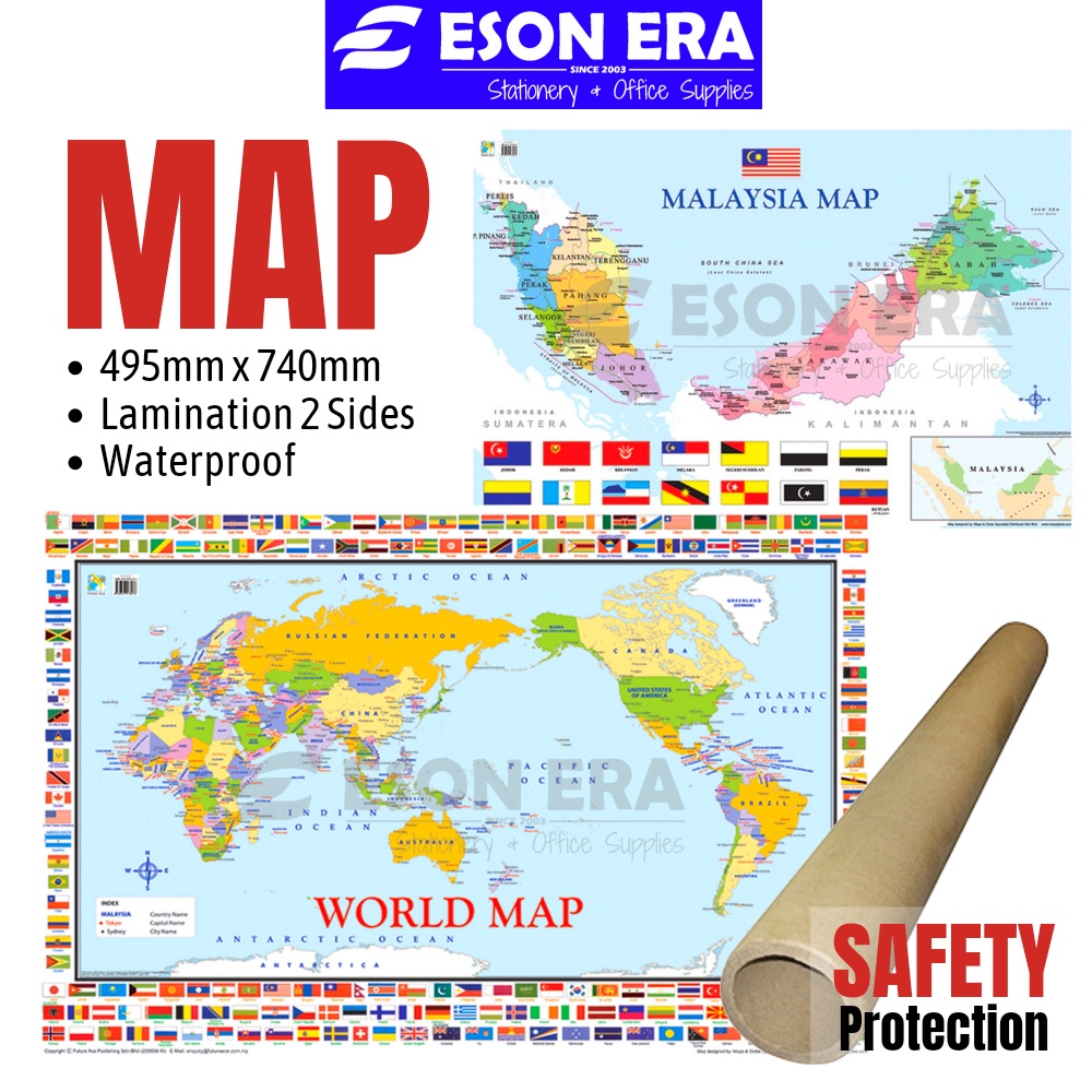 World Map/Kedah/Kedah/ Pulau Pinang/Hoseor/Melaka/Johor/Pahang/Silver ...