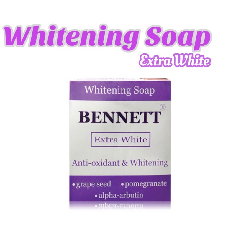 🇹🇭 Bennett Extra White Anti-Oxidant & Whitening soap 130g | Shopee ...