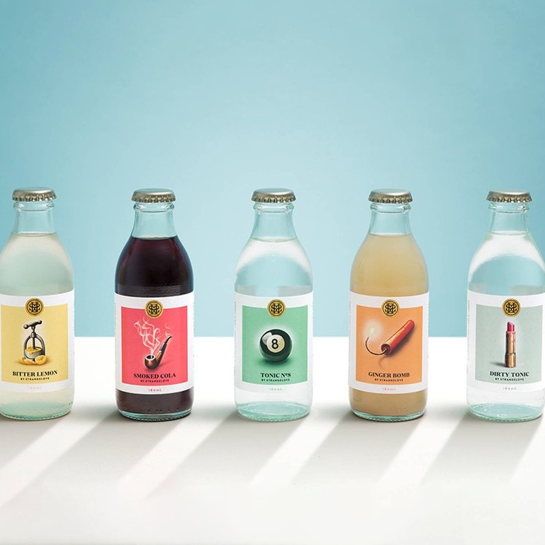 StrangeLove Premium Mixers, Mix & Match available (Price for 4 Bottles, 180ml ea) | Shopee Singapore