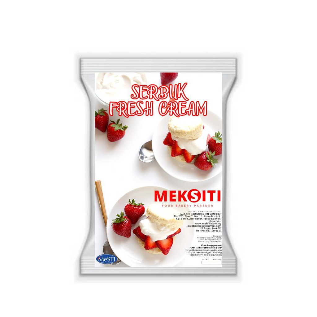 Complete Set Of Fresh Cream Powder 340g aka Vanilla Rotary Cream Powder ...