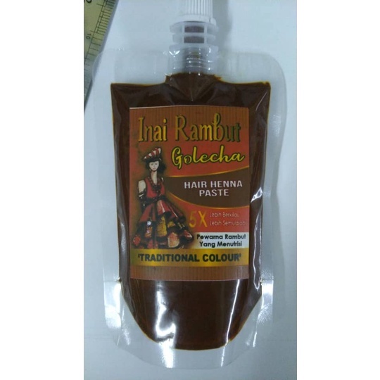 INAI RAMBUT GOLECHA (HAIR HENNA PASTE) | Shopee Singapore