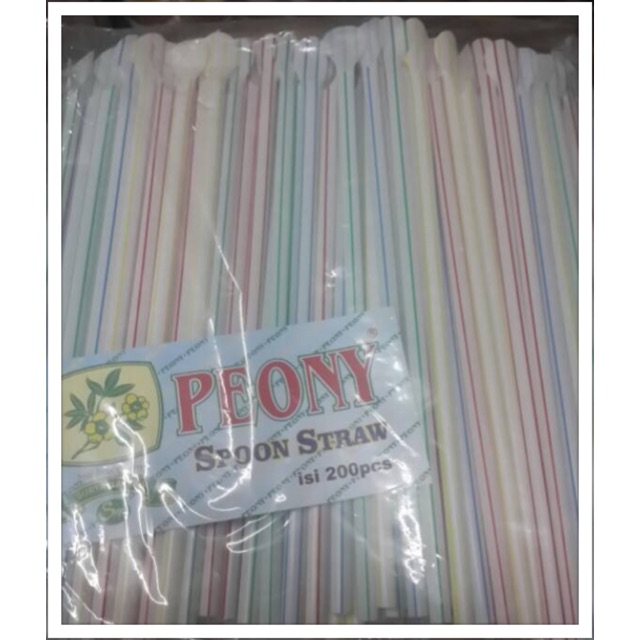 Spoon Straws (1 Pack Of 200 Pcs) | Shopee Singapore