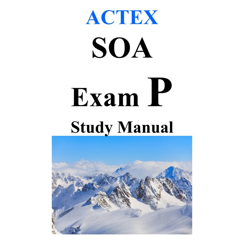 SOA Exam Manual P (Probability) | Shopee Singapore