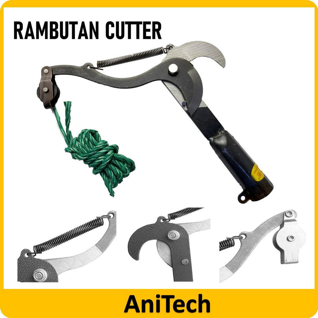 Black Rambutan Cutter Tree Pruner Trimmer Shear Rambutan Shear Gunting ...
