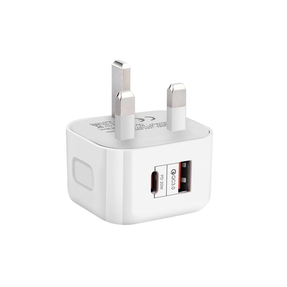 FONKEN PD 40W Dual Type C UK Plug Dual USB Type C Charger Plug ... FONKEN PD 40W Dual Type C UK Plug Dual USB Type C Charger Plug ...