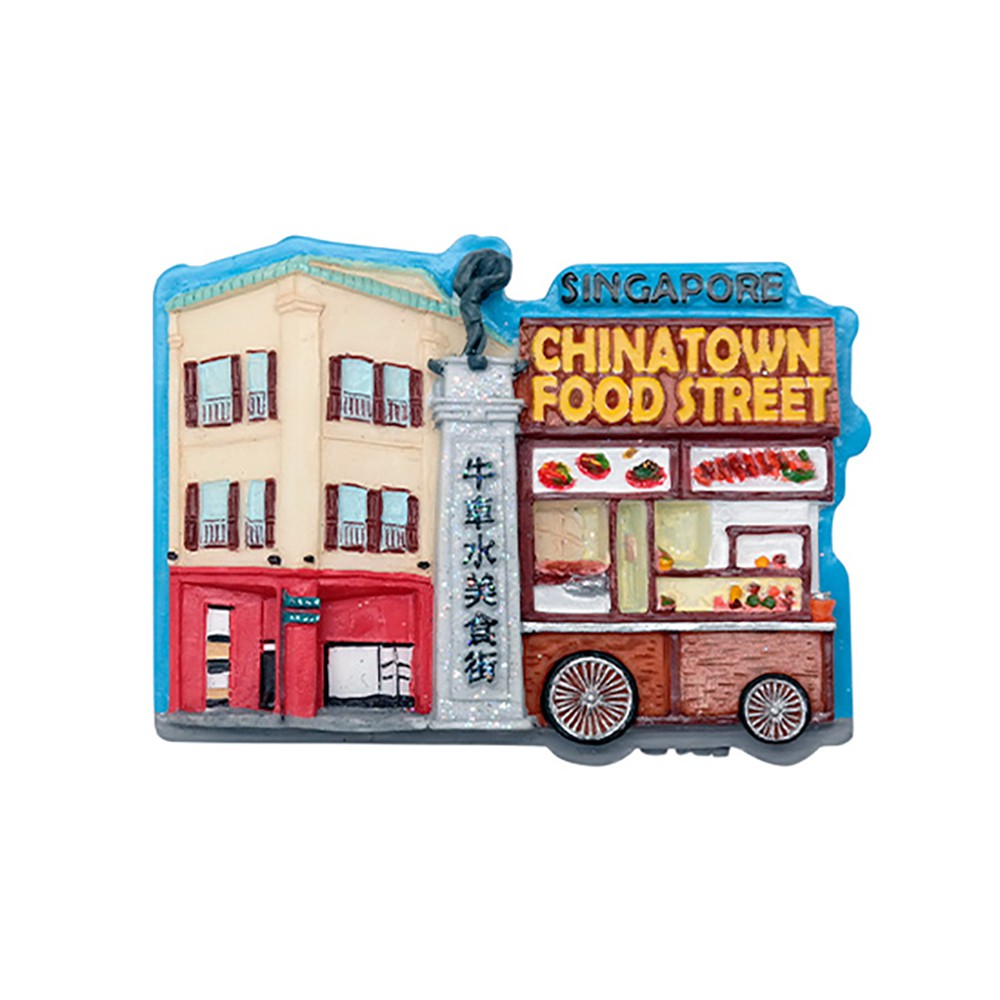 3D Glitter Polyresin Magnet - Chinatown Food Street | Shopee Singapore