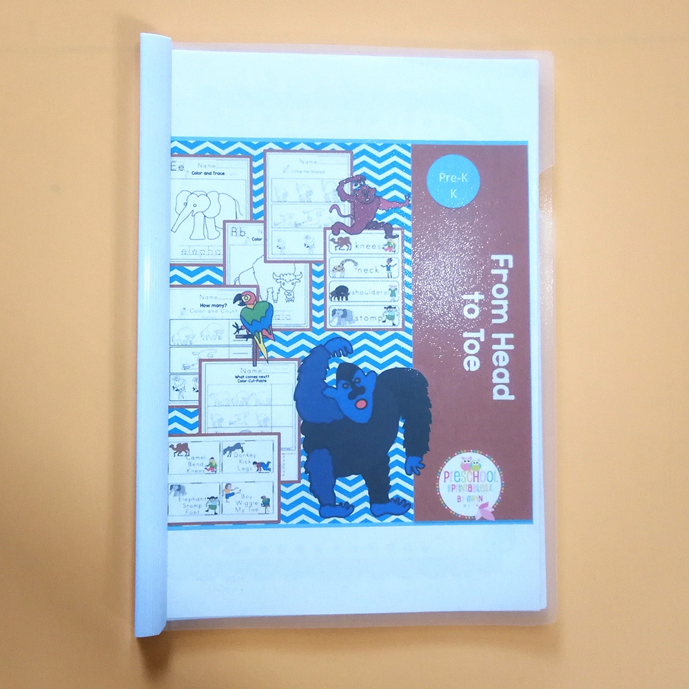 From Head to Toe Alphabet 26 Letters Training Book Learning English ...