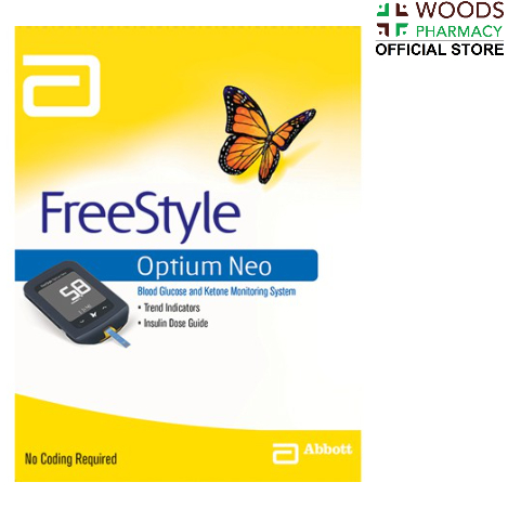 Freestyle Optium Neo Meter, Freedom Lite Meter, Test Strips and Lancets ...