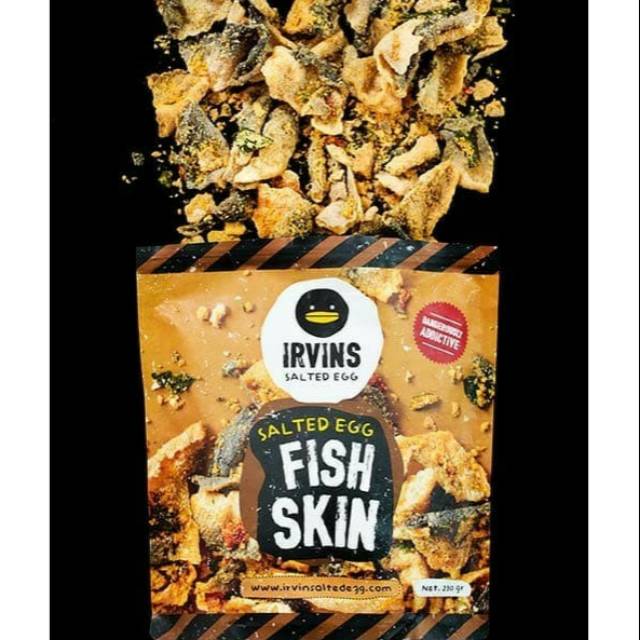Irvins Salted Egg Fish Skin 230 gr | Shopee Singapore