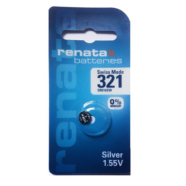 [SG] Renata 321 SR616SW Silver Oxide Button Battery | Shopee Singapore
