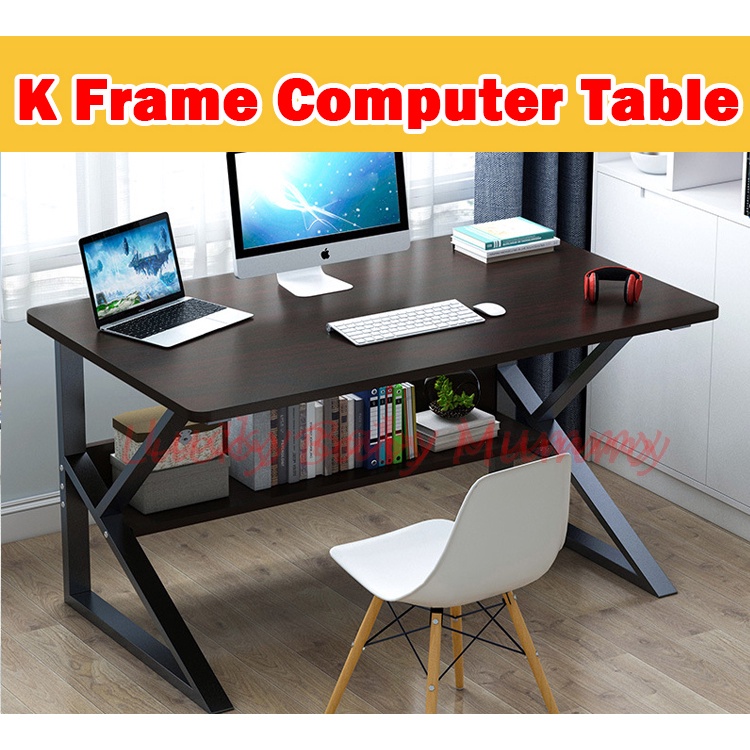 K Frame Computer / Study Table/ local Stock | Shopee Singapore