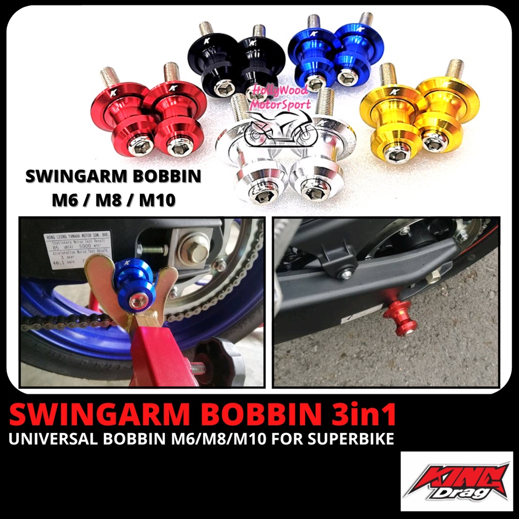 BOBBIN SWING ARM UNIVERSAL PADOCK PADDOCK STAND COMBO (GET 3set SCREW ...
