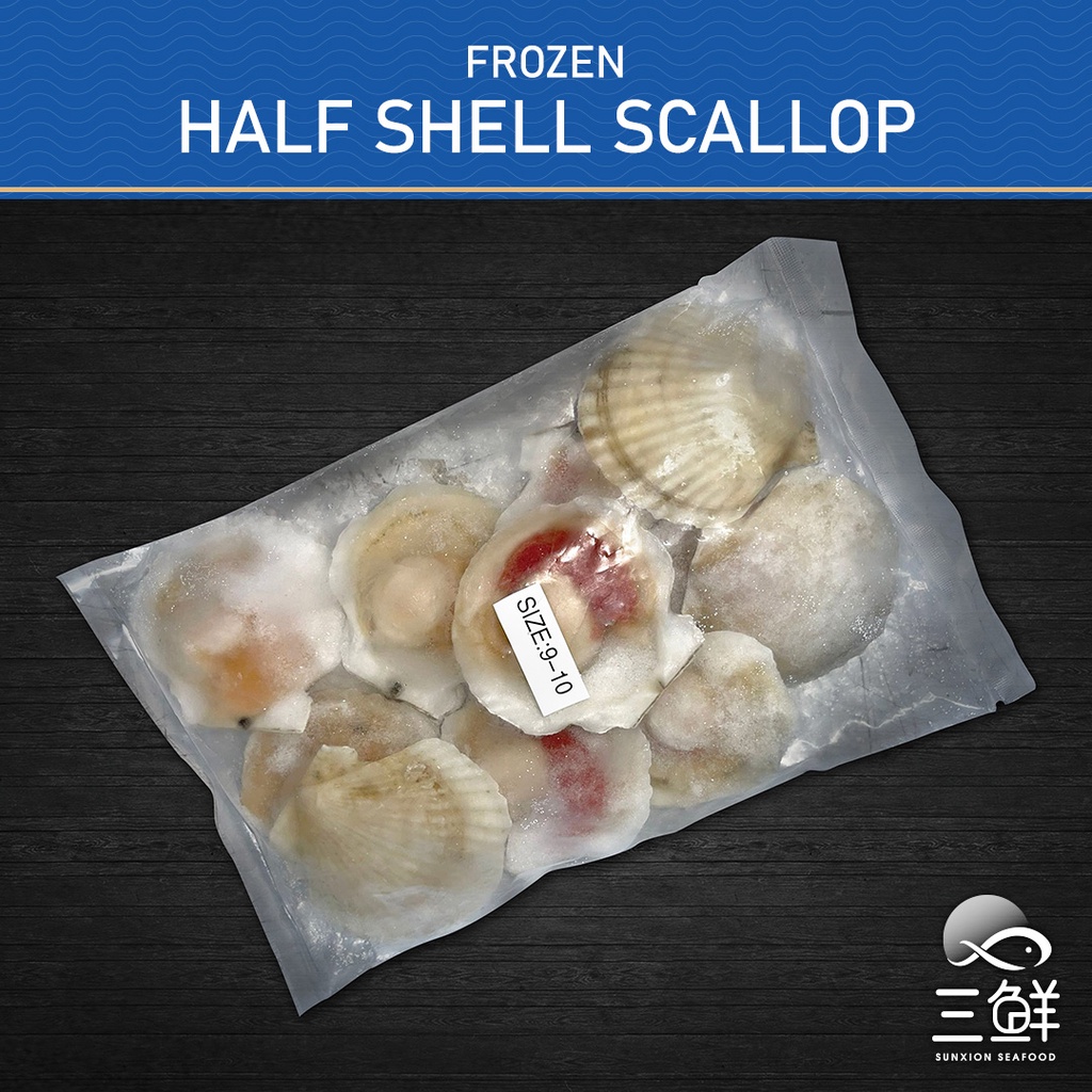 Frozen Half Shell Scallop (8-9pcs) | Shopee Singapore