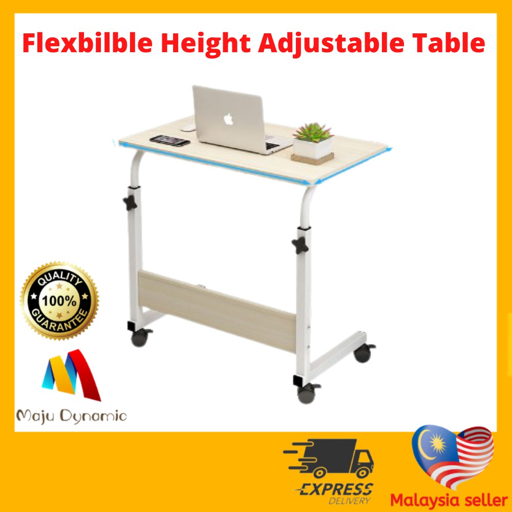 flexbilble Height Adjustable Table Notebook Laptop Computer Beside ...