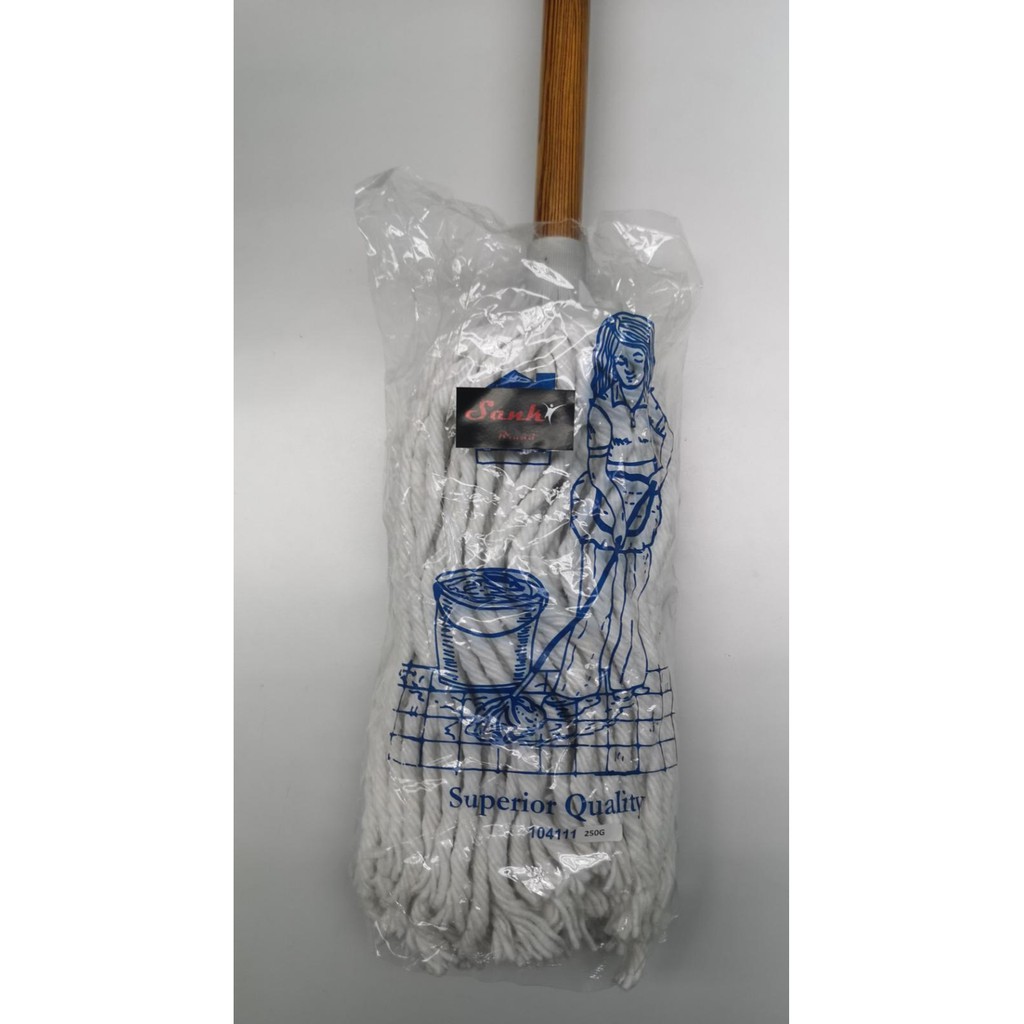 MOP C/W 4FT HANDLE 100% COTTON | Shopee Singapore
