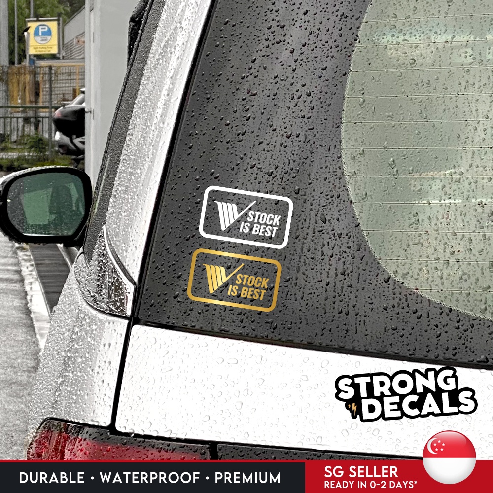 [SG Seller] Stock Is Best Vicom Decal Vinyl Sticker for Cars ...