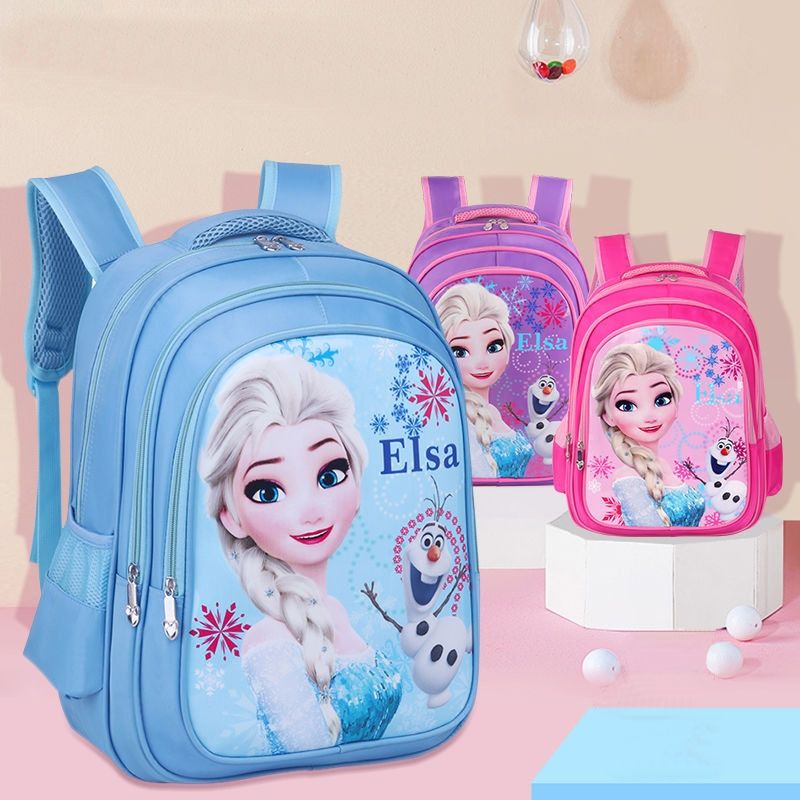 Beg sekolah Frozen Princess Elsa Primary School Bag Kids Big Capacity ...