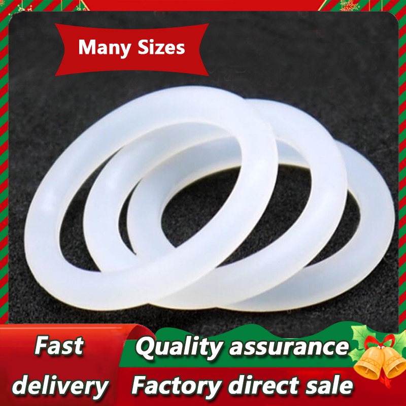 Fast delivery 3mm Silicone O-Ring Food Grade Seal Washer White Rubber O ...