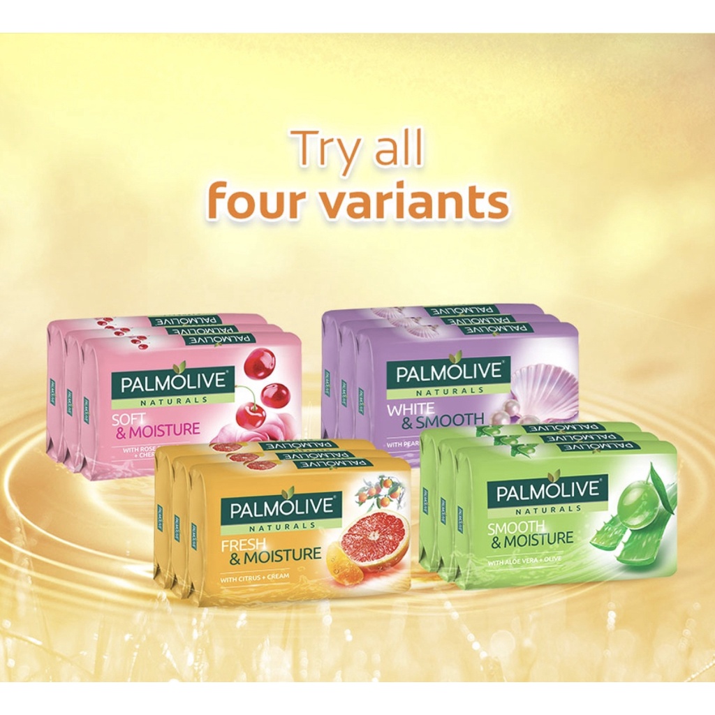 🔥Palmolive Fresh & Moisture Bar Soap / Aloe Vera / Rose + Cherry ...