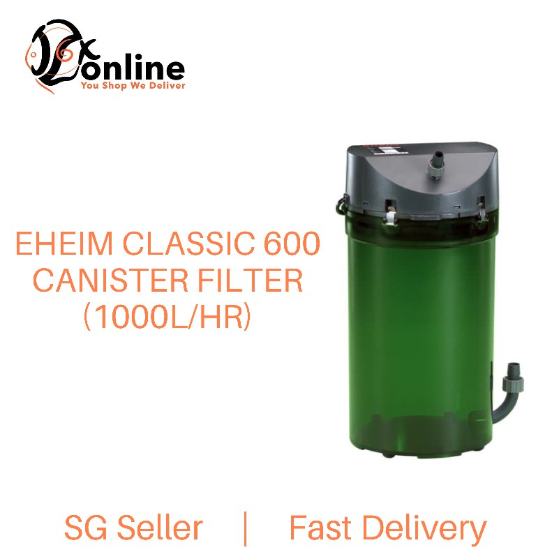 EHEIM classic 600 (EM2217050) - Canister Filter (1000L/Hr) | Shopee ...