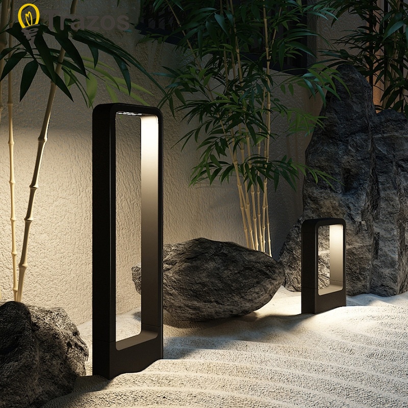 TRAZOS Waterproof Villa Outdoor Landscape Lawn Lamps 110V-220V COB LED ...