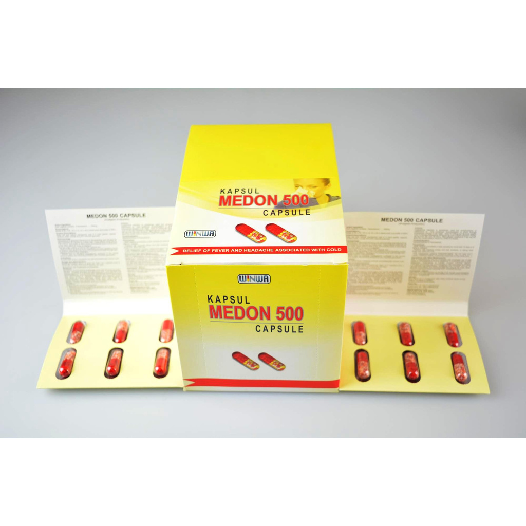 WINWA Kapsul Medon 500 capsule Capsule (6 capsule) | Shopee Singapore