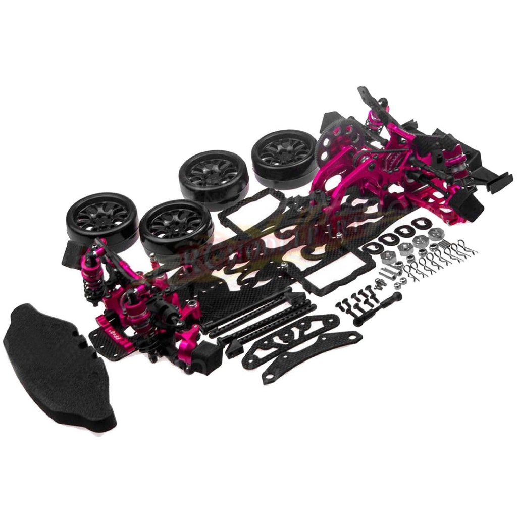 1/10 Alloy & Carbon SAKURA D4 RWD Drift Racing Car Frame Body Kit #KIT ...