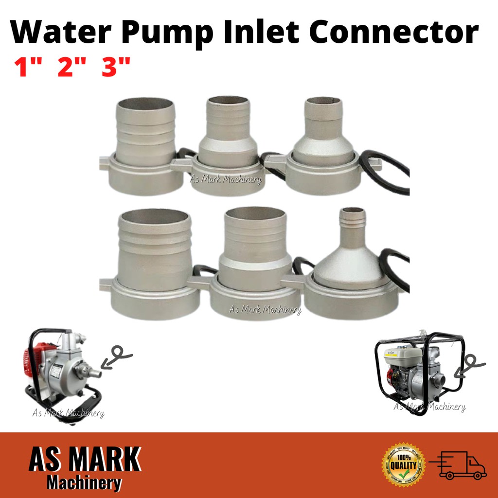 1" / 2” /3" Water Pump Inlet Outlet Connector Kepala Penyambung Masuk ...