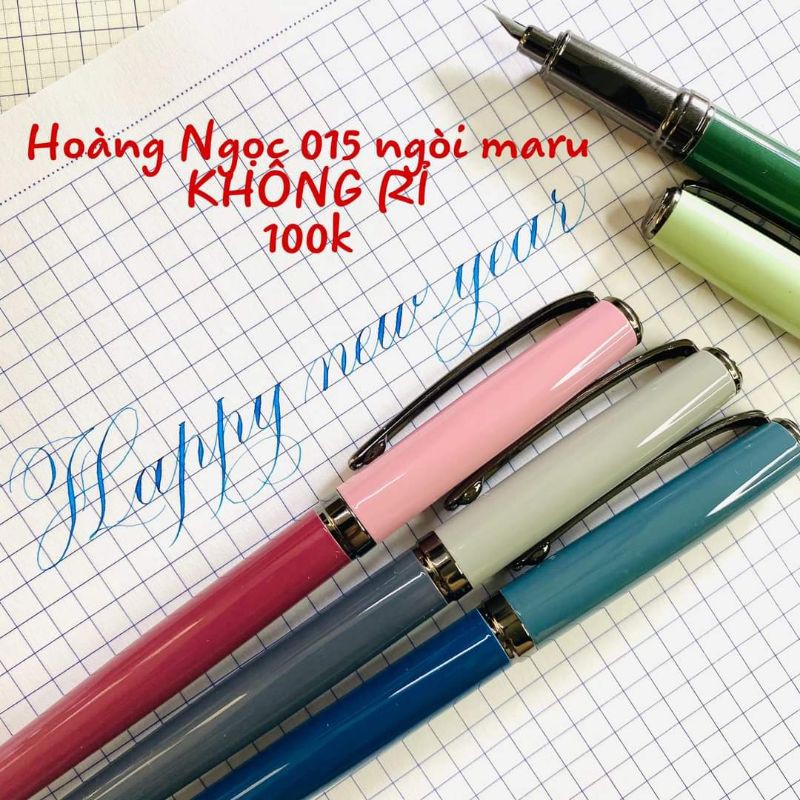 Hoang Ngoc Pen T015 (maru nib, dark, stainless) | Shopee Singapore