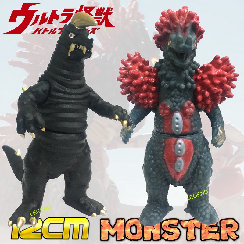 Super Hero Ultraman Monster Verokron Black King Figure Soft PVC Figure ...
