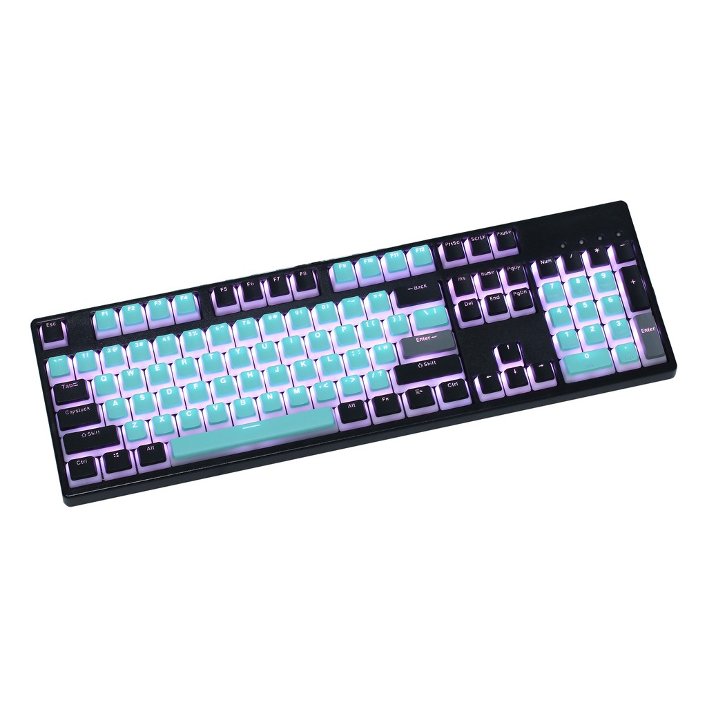 Multi Color Pudding 110 Keys PBT Doubleshot OEM Profile Keycaps Set for ...