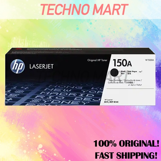 [SG Local Stock] Original HP 150A W1500A Black Toner Cartridge HP-150A ...