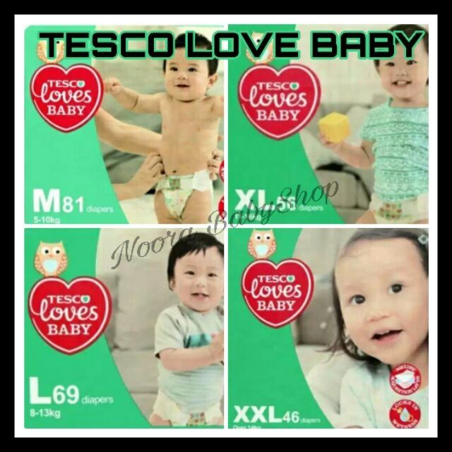 Tesco baby love 4 pack ( XXL ) | Shopee Singapore