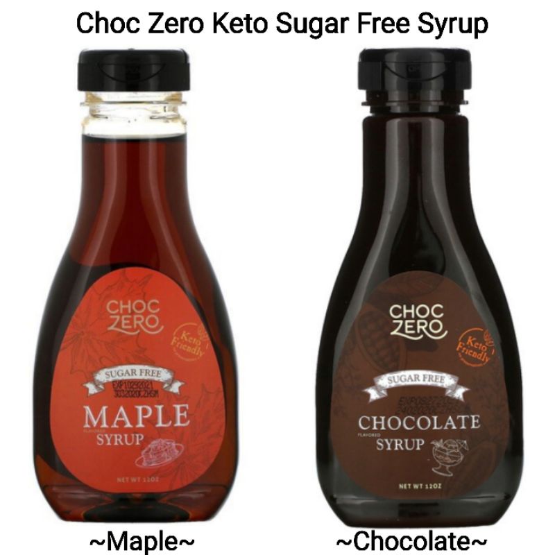 ChocZero, KETO Maple / Chocolate Syrup | Shopee Singapore