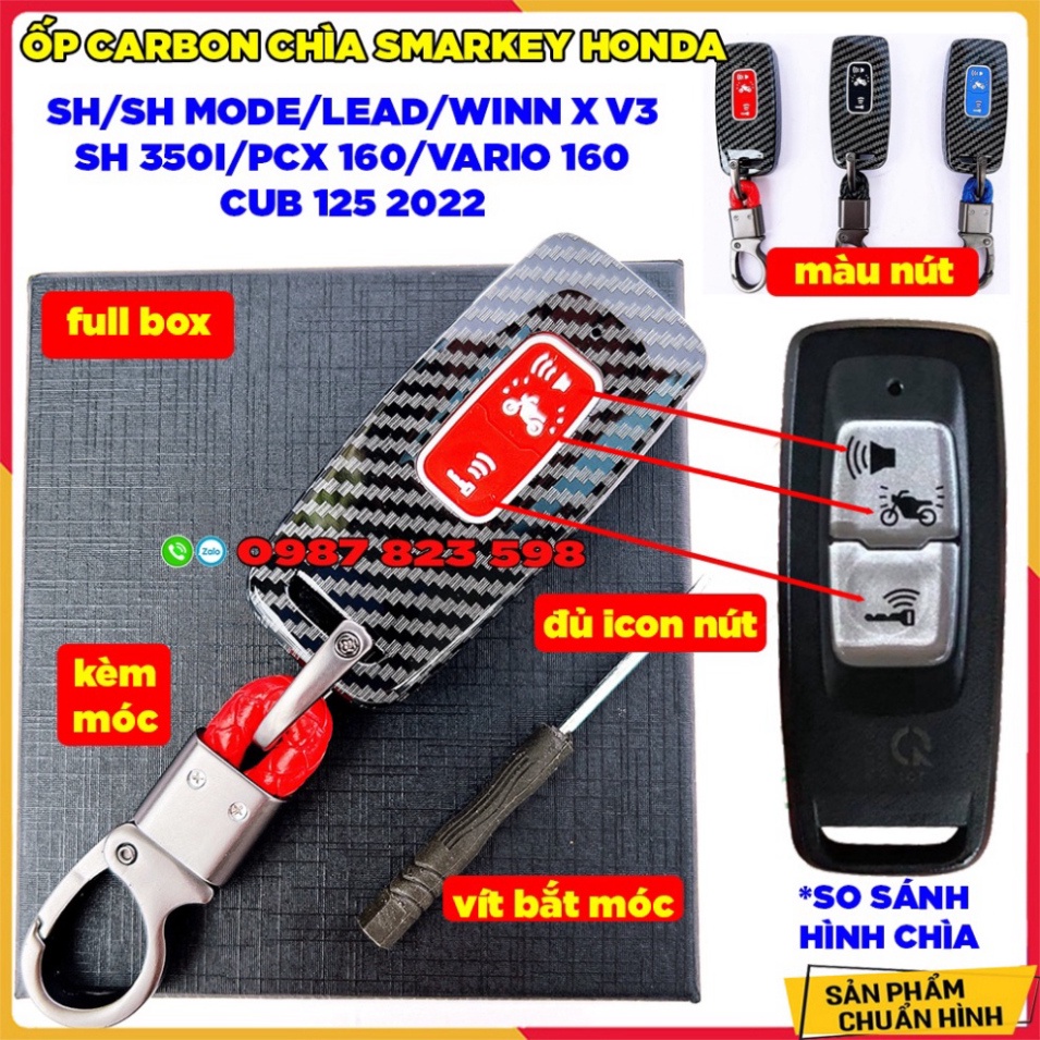 Smartkey Carbon Key Case Winner X 2022- 2024, AB 2024 Lead 2022-2024 ...