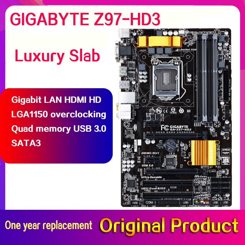 Gigabyte Z97-HD3 B85 Magic sound motherboard Z87 E3 1230 V3 ...