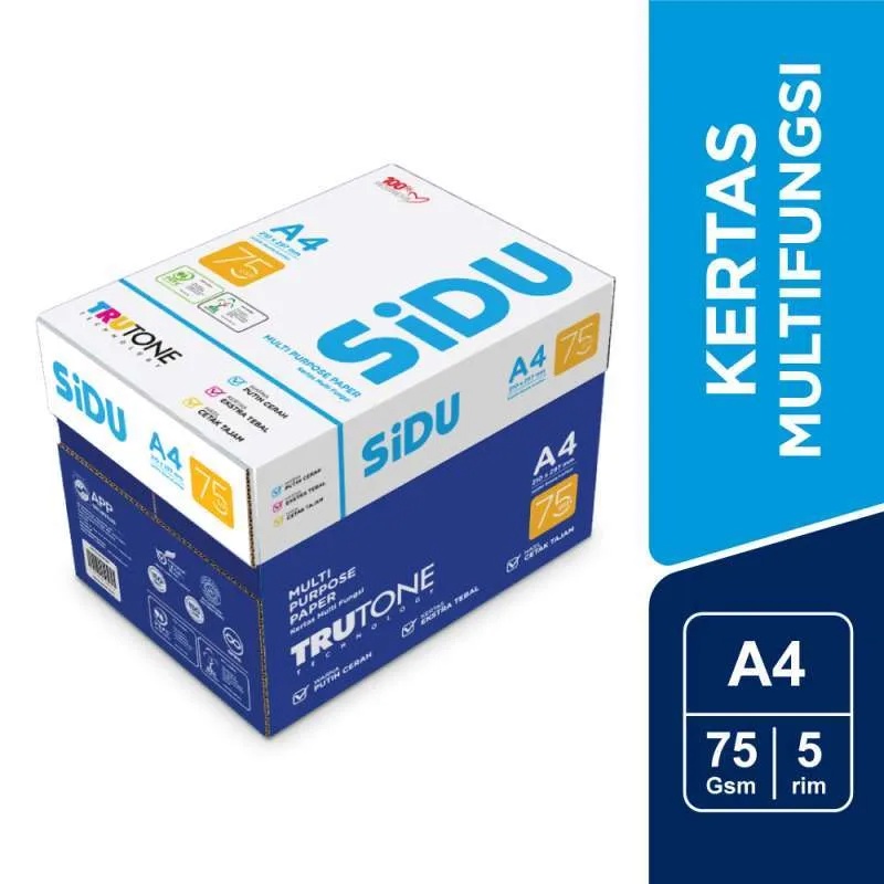 Sidu A4 Paper 1 Box 75GSM | Shopee Singapore